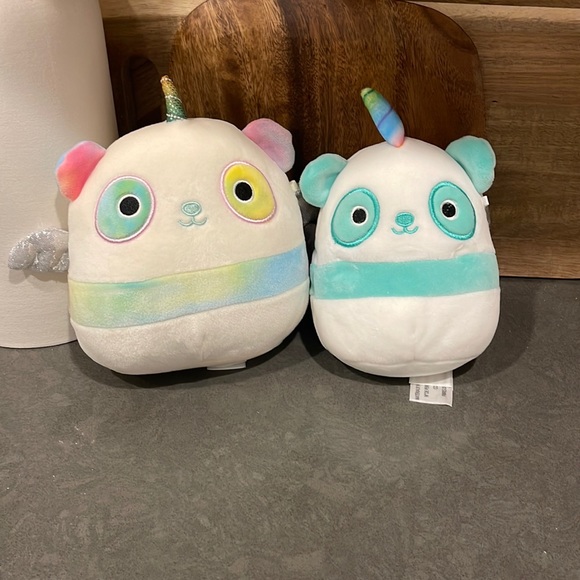 Squishmallows | Toys | Panda Unicorn Squishmallows Bundle 6 And 5 ...